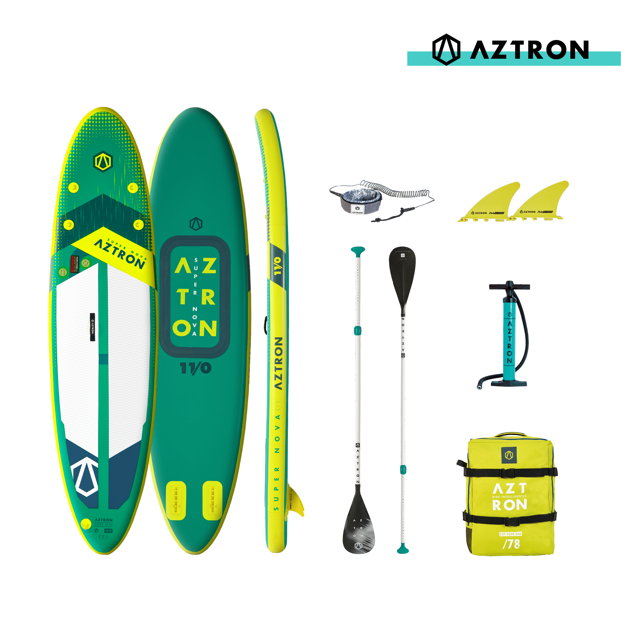Aztron Super Nova 11'0" Compact iSUP - South Coast Canoes